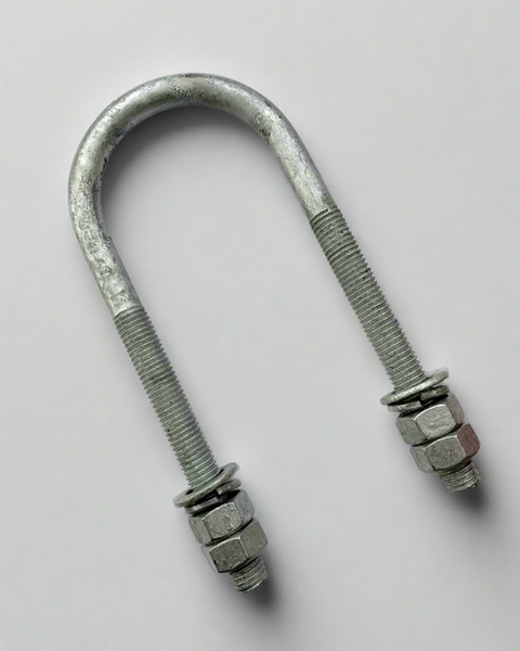 2/UB/022 (8.8 ASSEMBLED - LONG LEG ) - M12 Galvanised U Bolt (PIPE SIZ ...